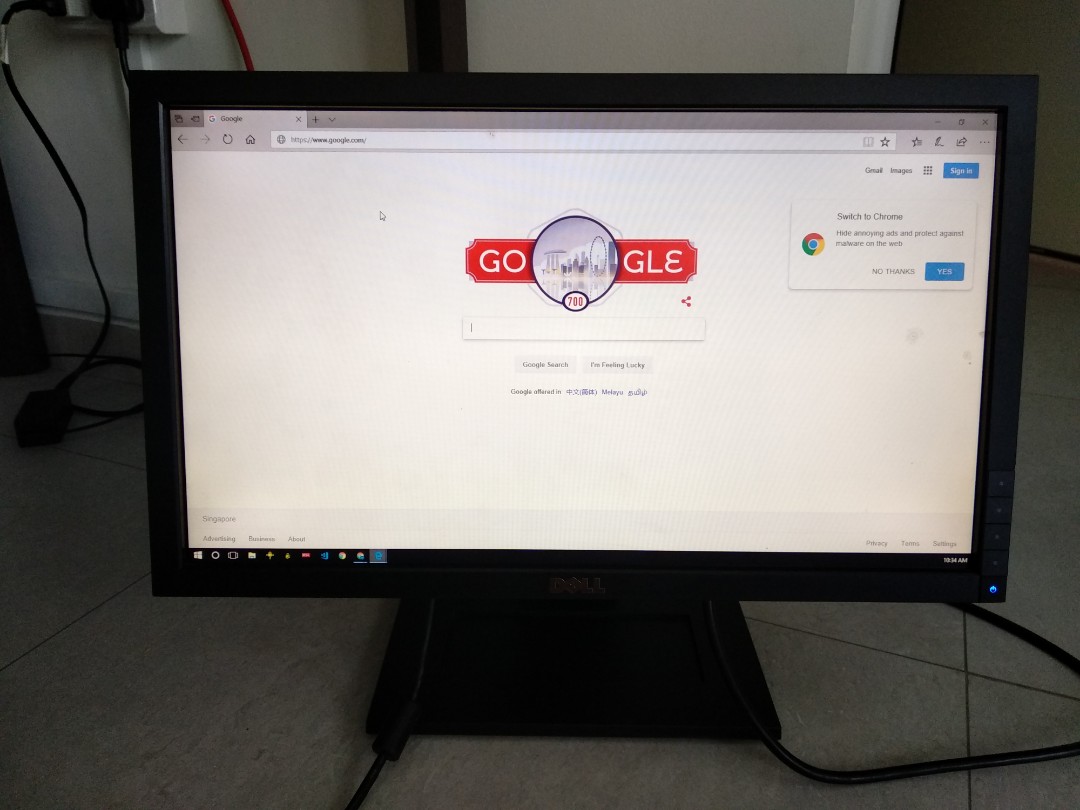 Dell monitor 20 inch E2010H 16:9 1600x900, Computers & Tech, Parts ...