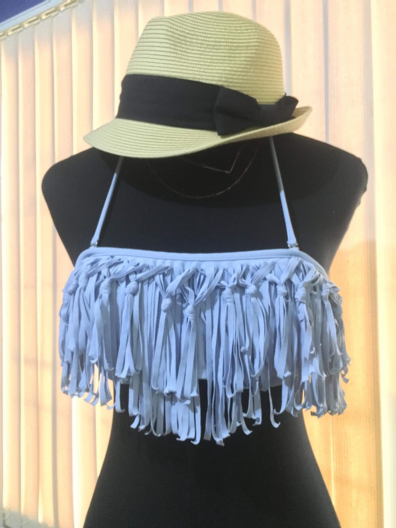 Fringe bikini top, Women's Fashion, Swimwear, Bikinis & Swimsuits on ...
