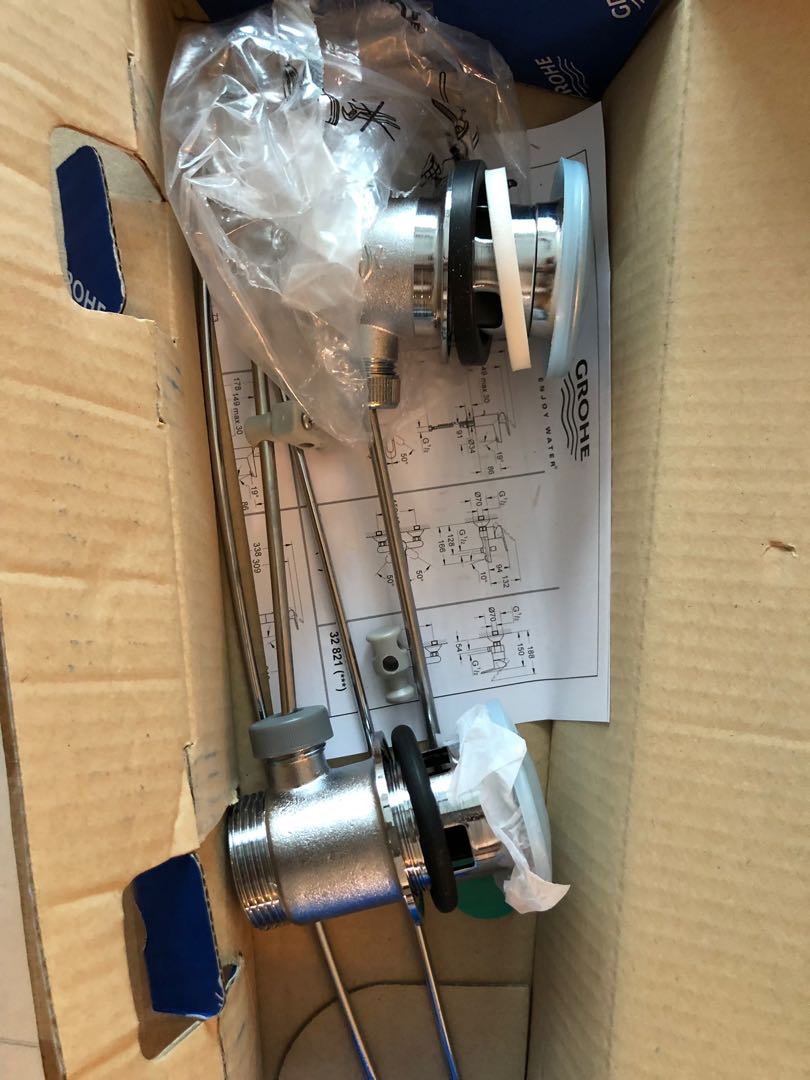 Grohe Basin Drain Sink Stopper, Furniture & Home Living, Bathroom ...