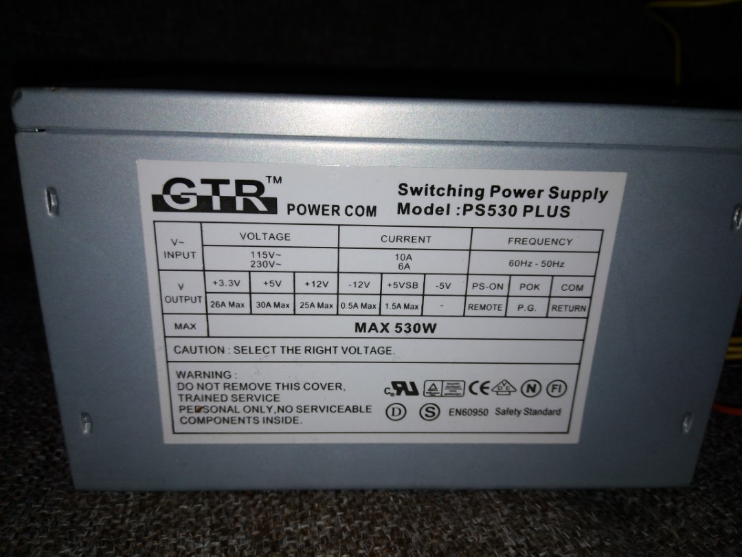 GTR MAX 530W 火牛, 電腦＆科技, 手提電腦 - Carousell