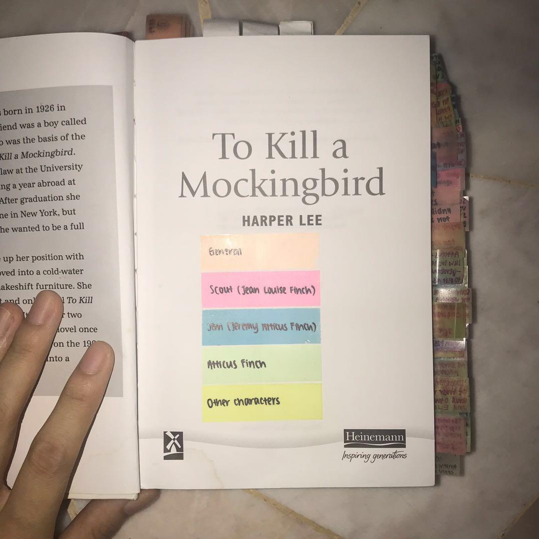 (Heavily tagged!) NYGH lit text - To Kill A Mockingbird, Hobbies & Toys ...