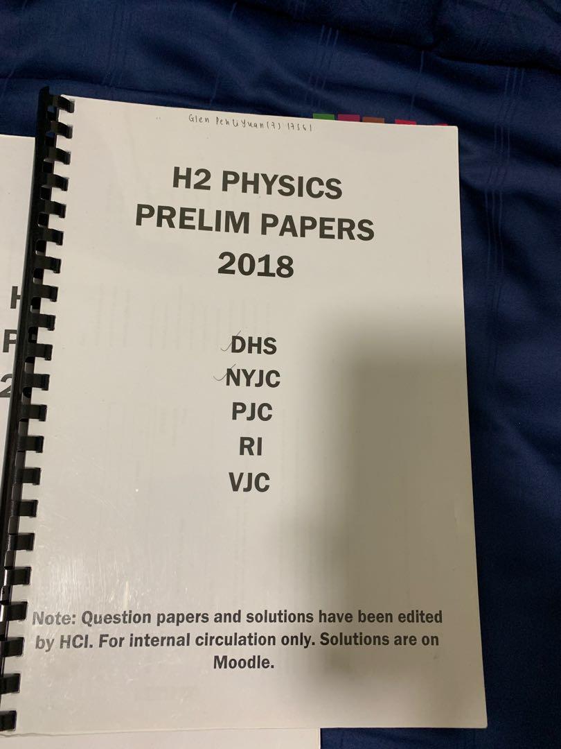 Hwa Chong H2 Physics Notes & Revision Packages, Hobbies & Toys, Books ... Hwa Chong H2 Physics Notes & Revision Packages, Hobbies & Toys, Books ...