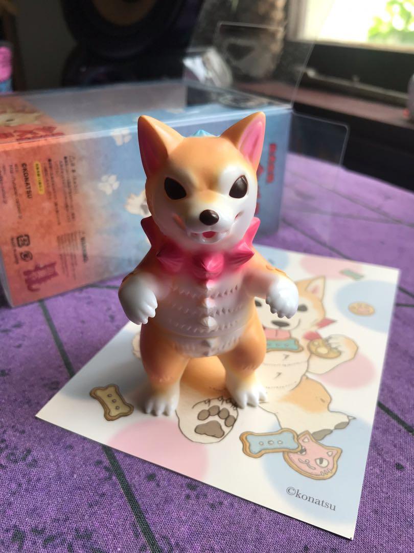 Konatsuya Shibara Pastel Version Dog Sofubi Collectible, Toys & Games, Bricks & Figurines on ...