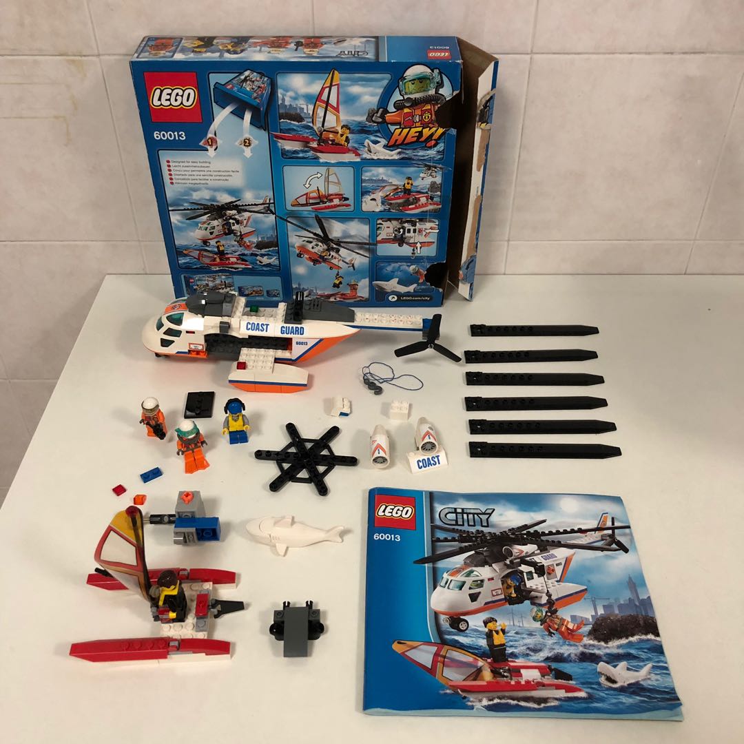 LEGO 60013 Helicopter & Sail Boat ( NOT a complete set ), Hobbies ...