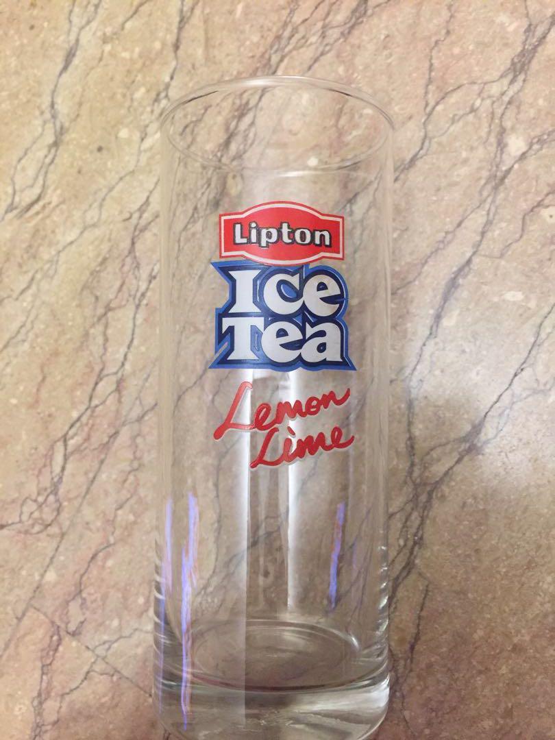 Lipton ice tea glass, Furniture & Home Living, Kitchenware & Tableware ...