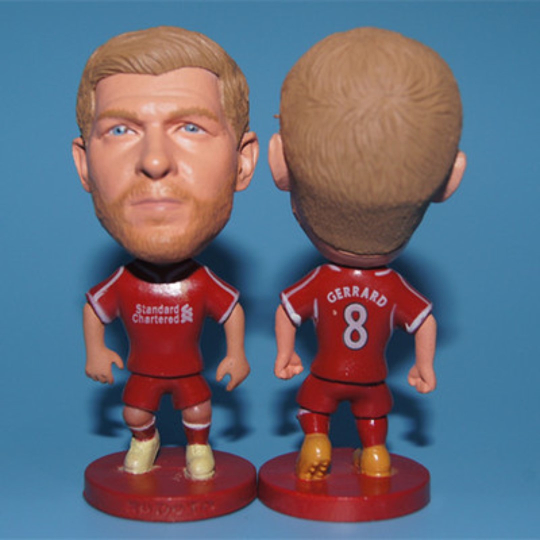 Liverpool Legend Steven Gerrard football figurine Soccerwe collectibles ...