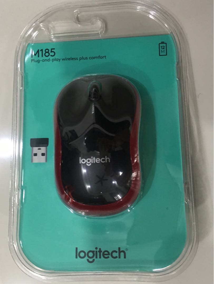Logitech M185 Wireless Mouse, Computers & Tech, Parts & Accessories ...