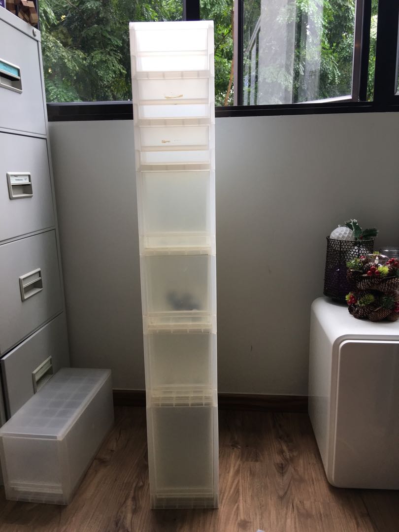 Muji PP Storage / PP Stocker with 4 caster, Furniture & Home Living ...