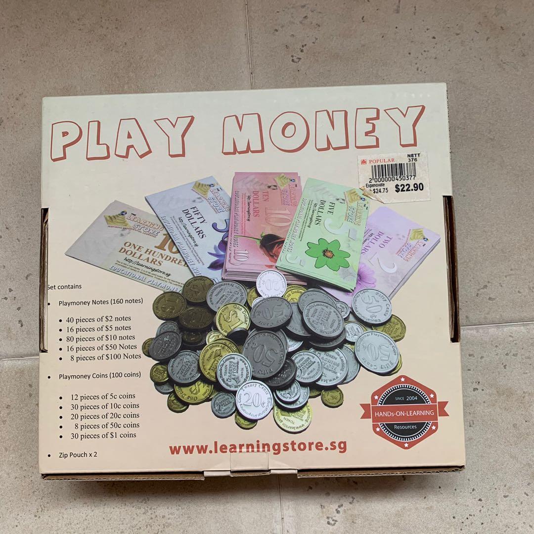 Play money (notes and coins), Hobbies & Toys, Toys & Games on Carousell