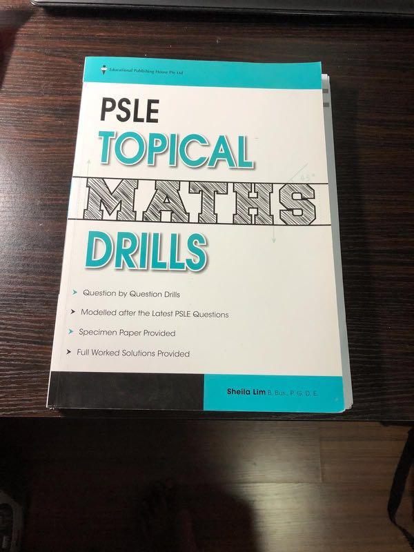 PSLE Topical Maths Drills, Hobbies & Toys, Books & Magazines ...