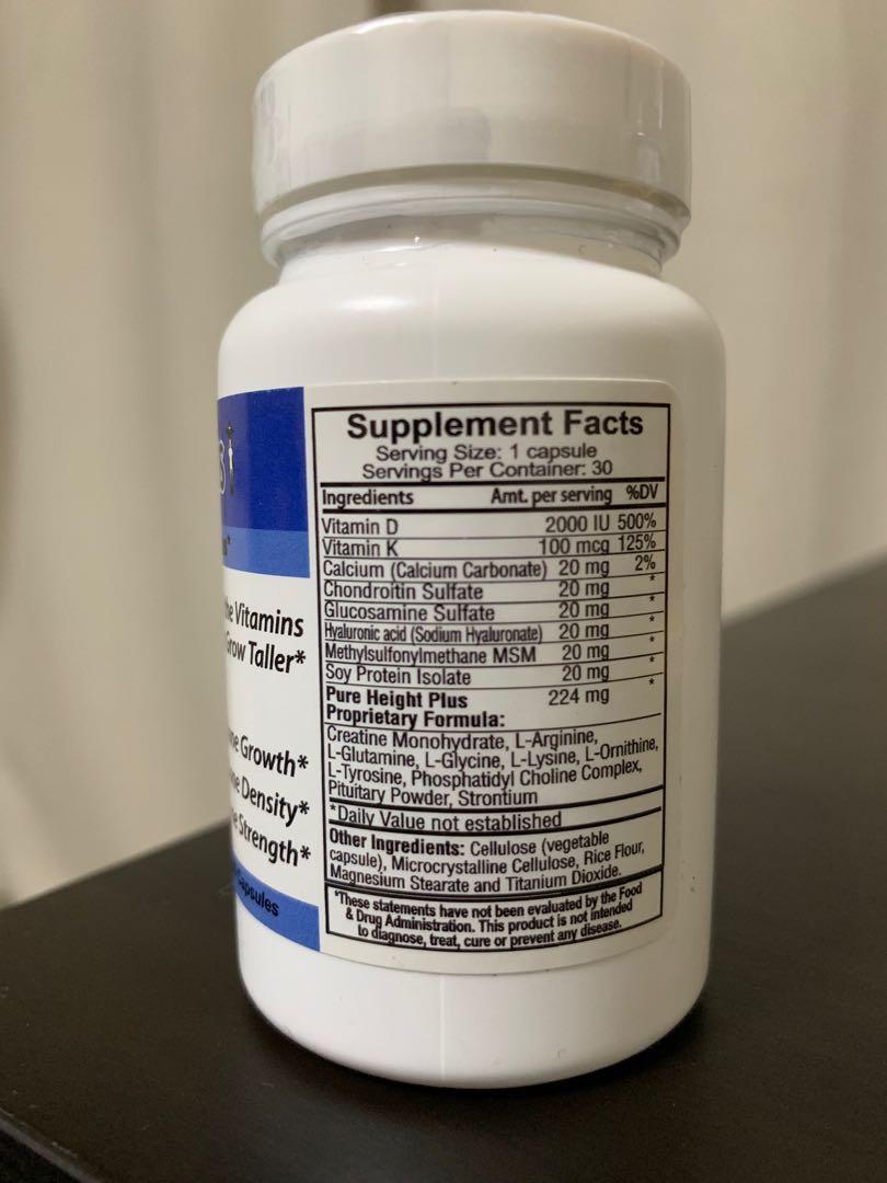 PureHeight Plus, Height Enhancement Vitamin, Sports Equipment, Exercise ...