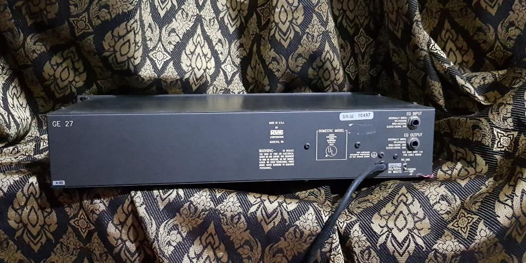 Rane ge27 graphic equalizer eq made in usa, Audio, Other Audio ...