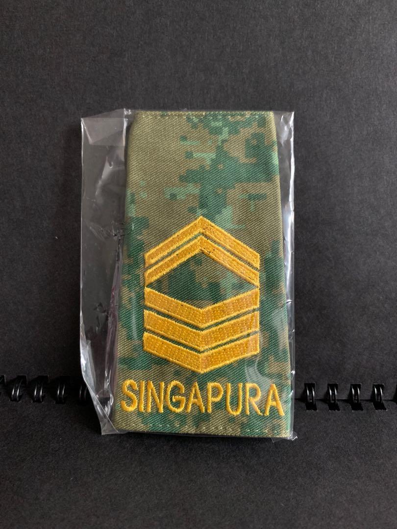 SAF First Sergeant Rank (Yellow), Men's Fashion, Bags, Belt bags ...