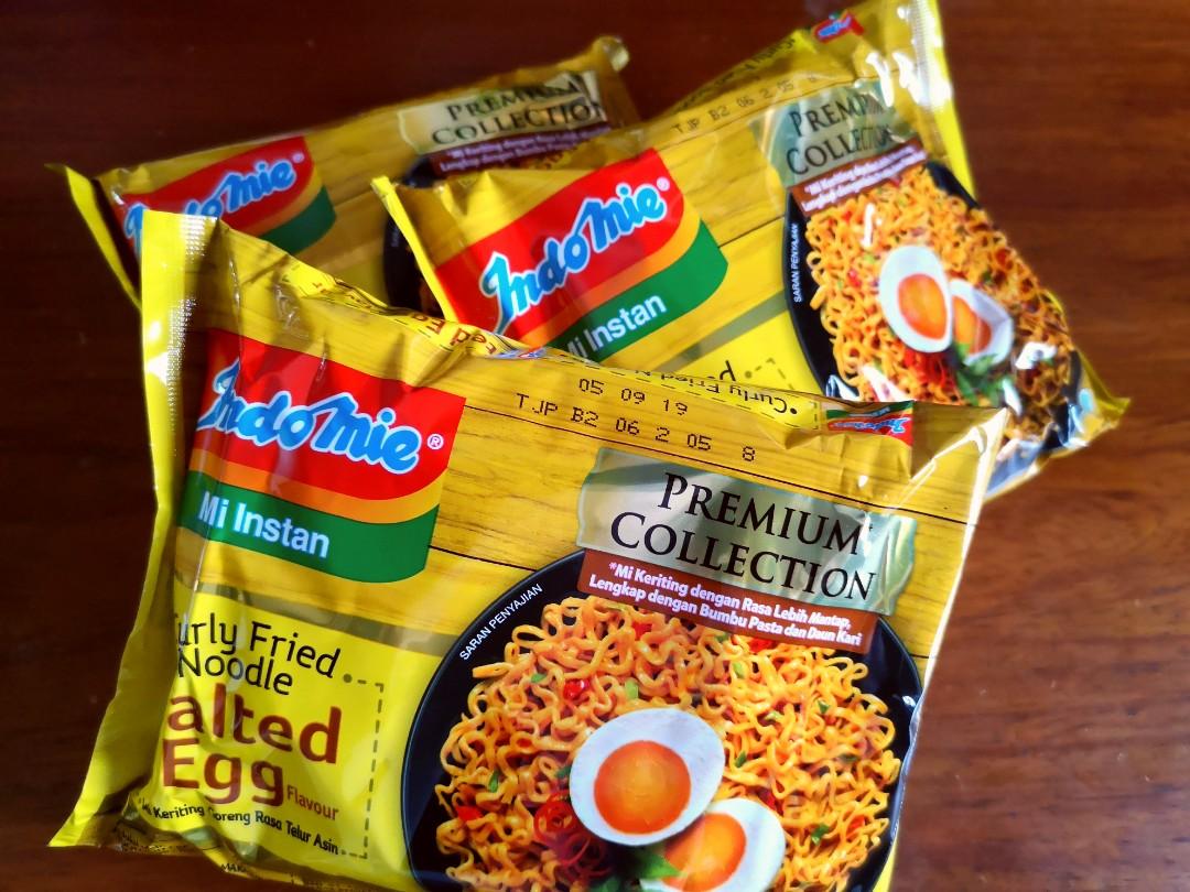 Salted Egg Noodles IndoMie Premium Collection, Food & Drinks, Packaged ...