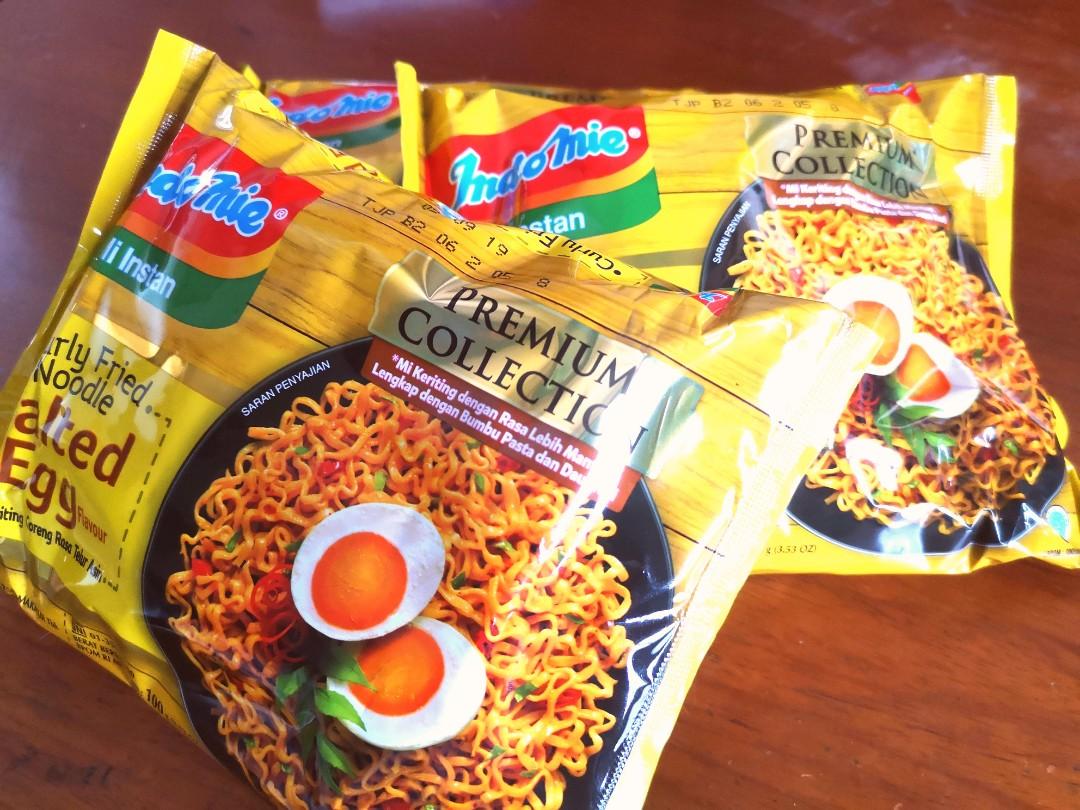 Salted Egg Noodles IndoMie Premium Collection, Food & Drinks, Packaged ...