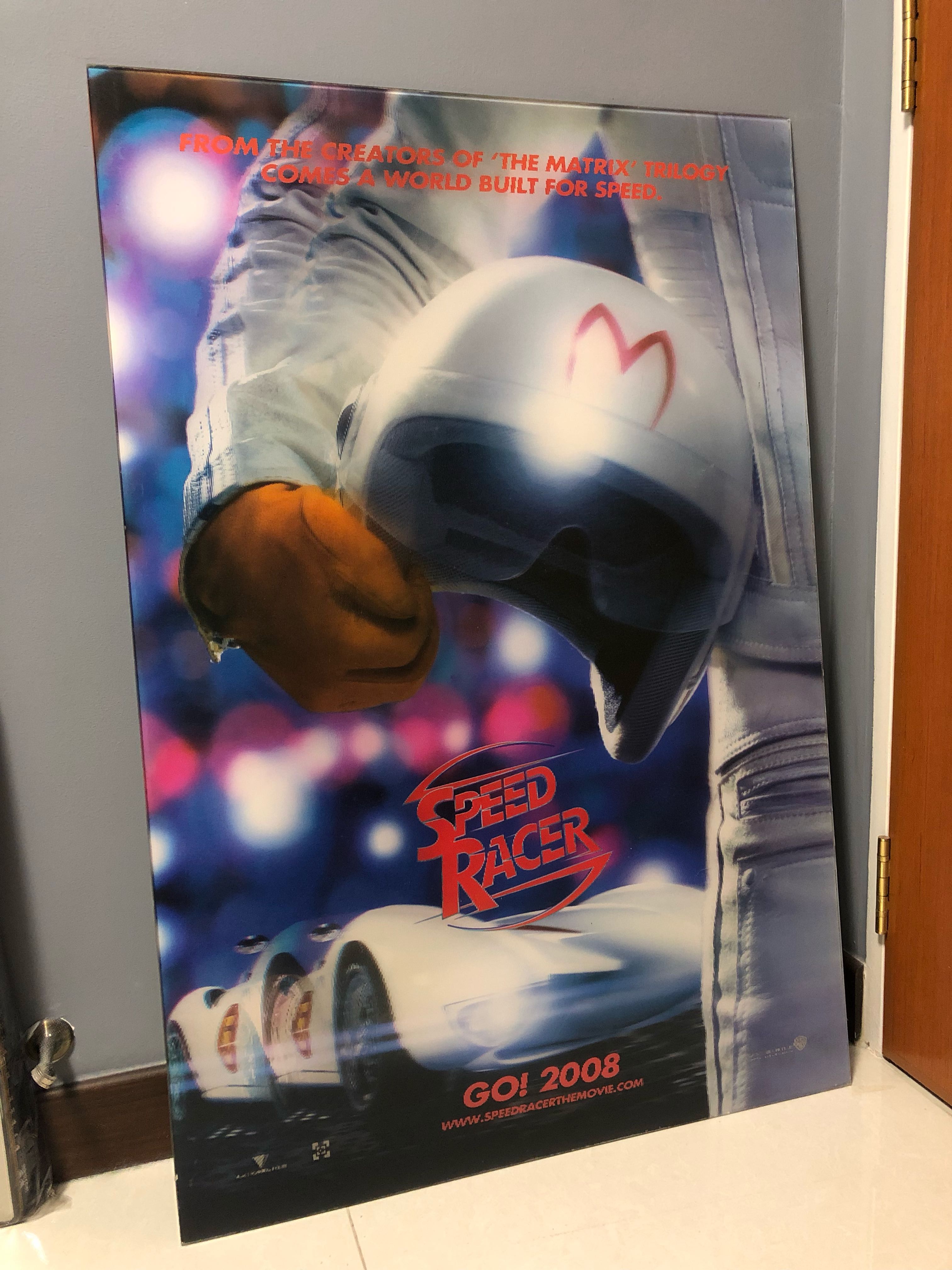 Speed Racer 3D Movie Poster Board, Hobbies & Toys, Memorabilia ...