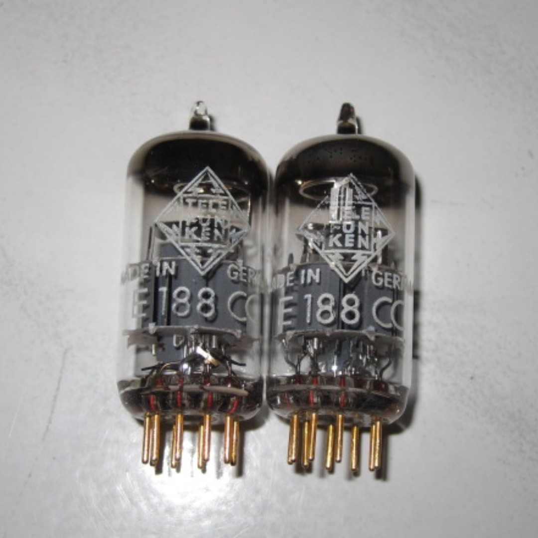 telefunken e188cc e88cc cca ecc88 7308 6922 6dj8 diamond bottom strong ...