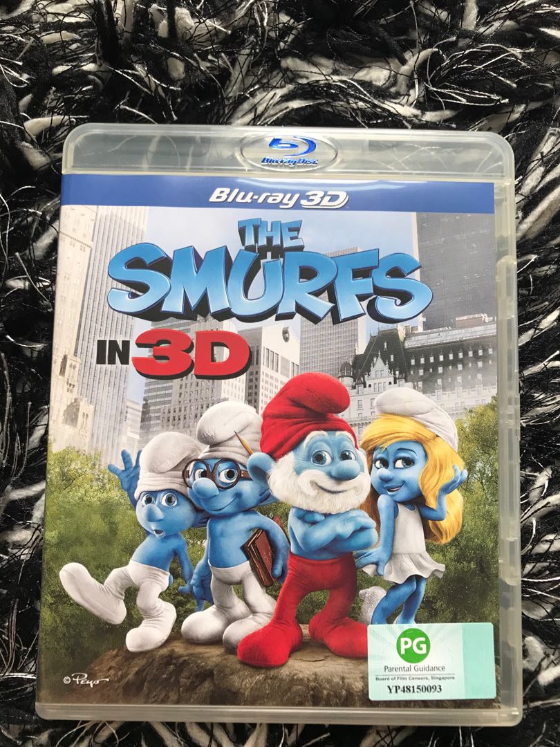 The Smurfs Blu-Ray 3D, Hobbies & Toys, Music & Media, CDs & DVDs on ...