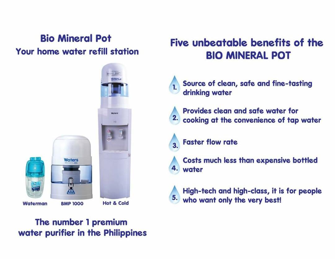 WATERS BIO MINERAL POT, TV & Home Appliances, Kitchen Appliances, Water ...
