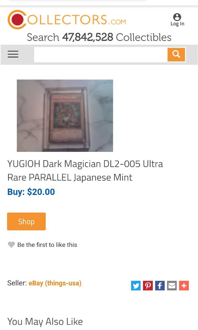Yu-Gi-Oh DL2-005 Dark Magician Parallel Rare, Hobbies & Toys, Toys & Games on Carousell