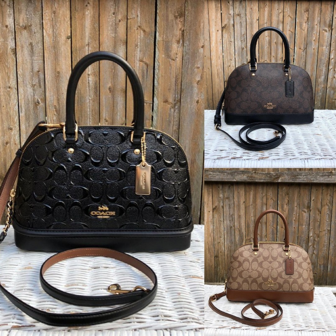 Coach Signature Mini Sierra Satchel, Luxury, Bags & Wallets on Carousell
