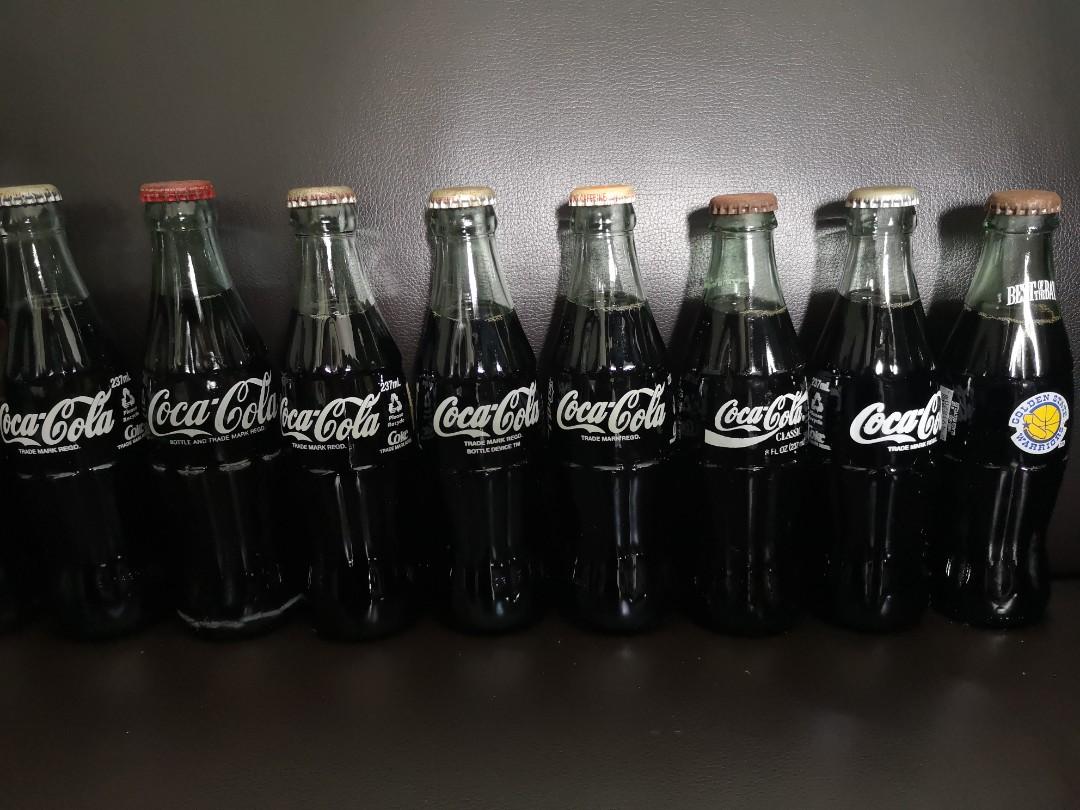 Coca Cola, RC Cola, Pepsi Cola, Sprite, 7 Up, Carlsberg vintage bottles ...