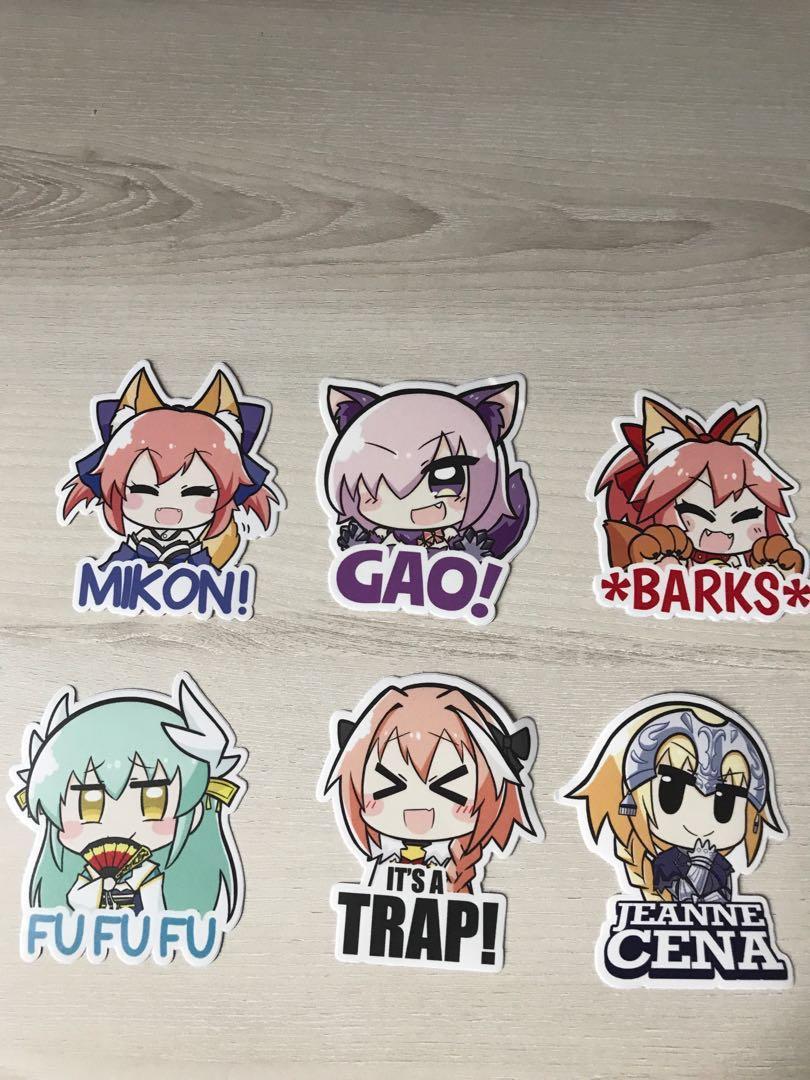 Fate/Grand Order Stickers, Hobbies & Toys, Memorabilia & Collectibles ...