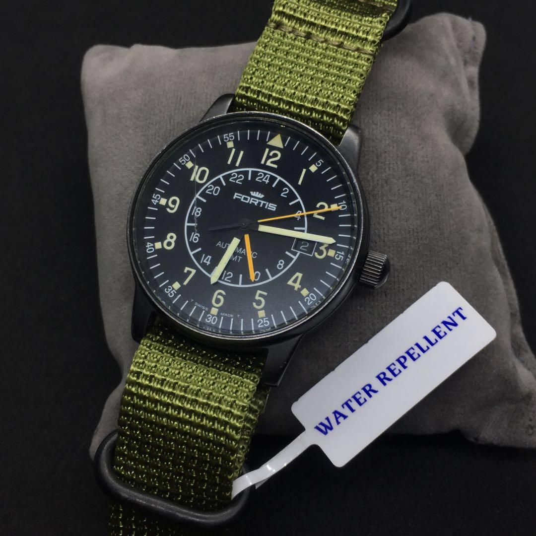 Fortis Flieger GMT Pilot’s watch PVD case, Men's Fashion, Watches ...