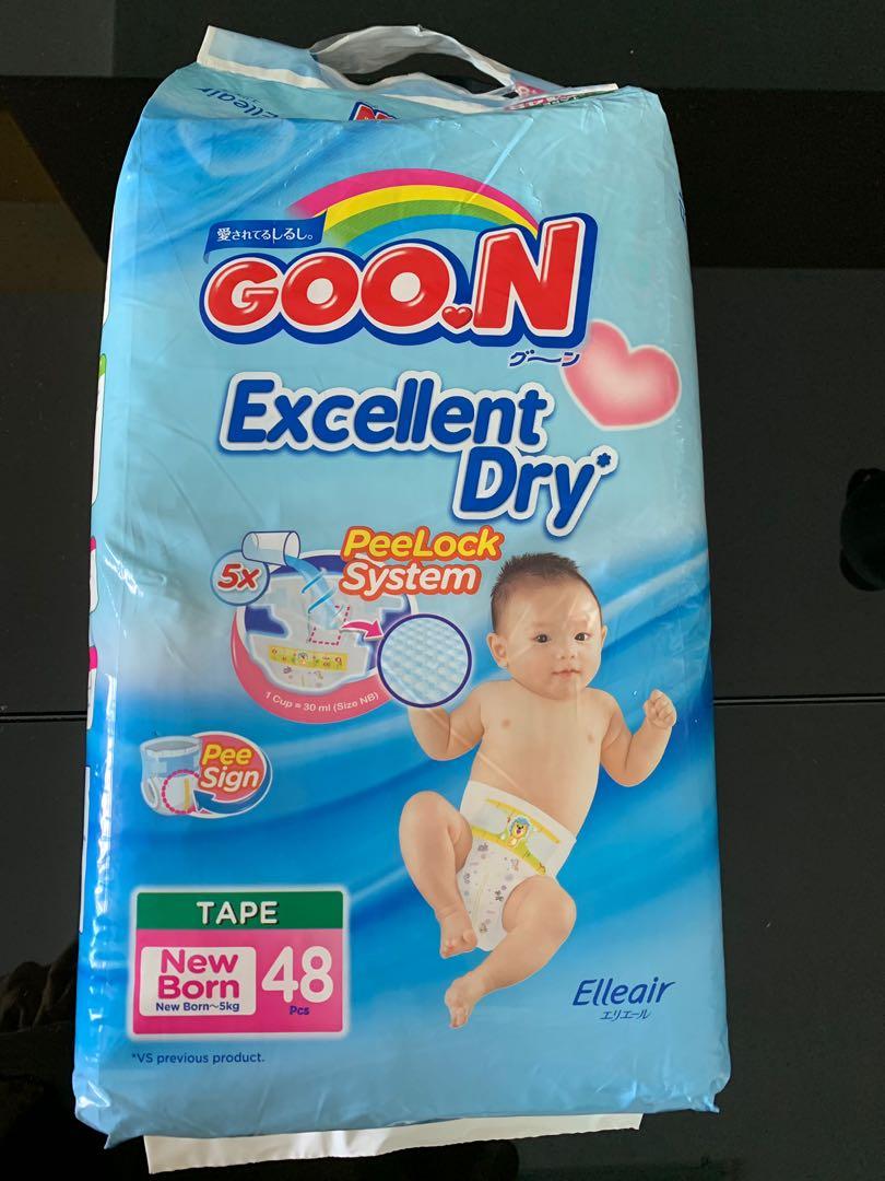 Goon Newborn Diaper, Babies & Kids, Bathing & Changing, Diapers & Baby ...