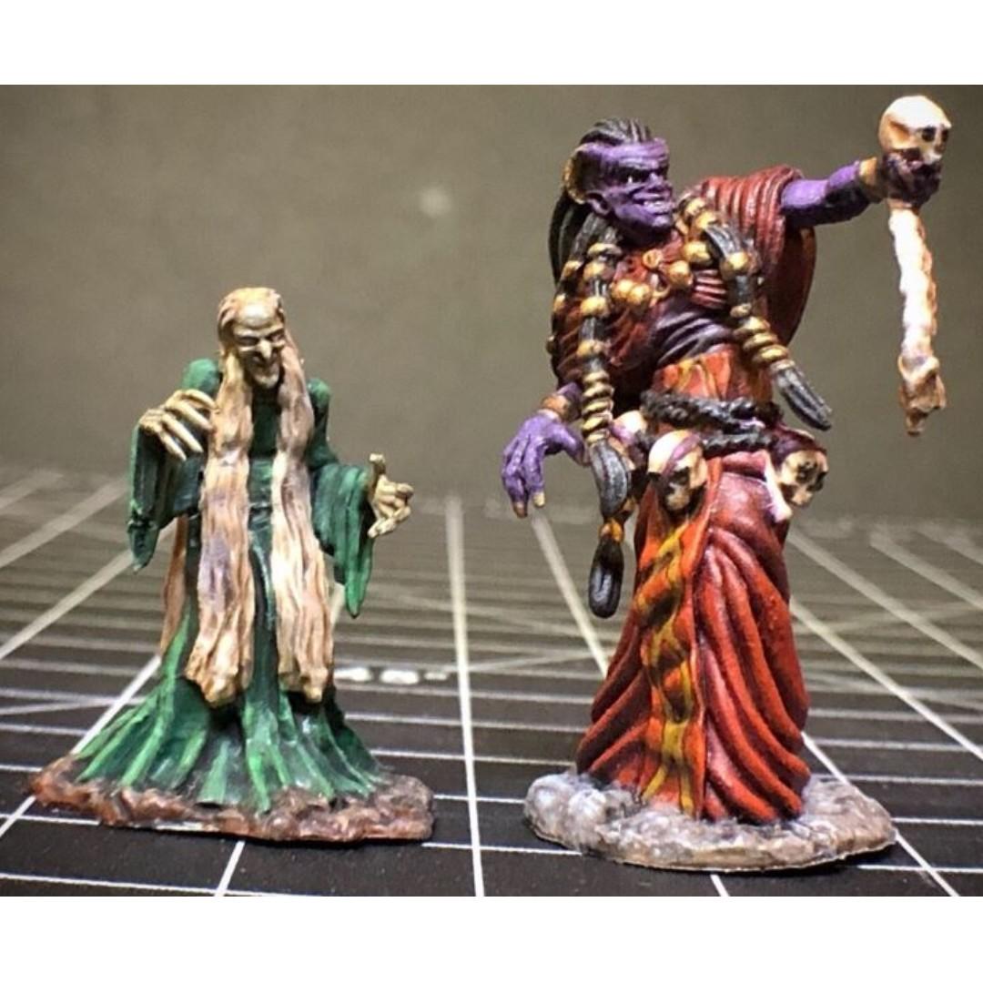 Green & Night Hag - Dungeons & Dragons Miniatures, Hobbies & Toys, Toys ...
