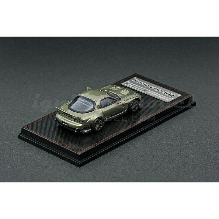 Ignition Model 1/64 Rocket Bunny RX-7 (FD3S) Green Metallic, Hobbies & Toys, Toys & Games on ...