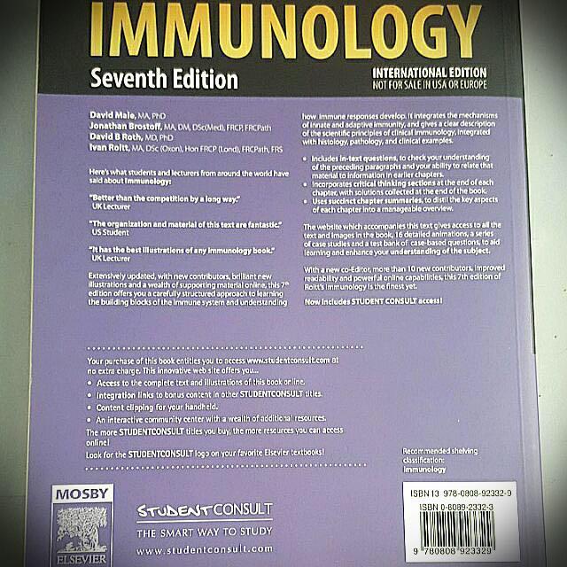 Immunology 7th Edition International Edition (David Male, Jonathan ...