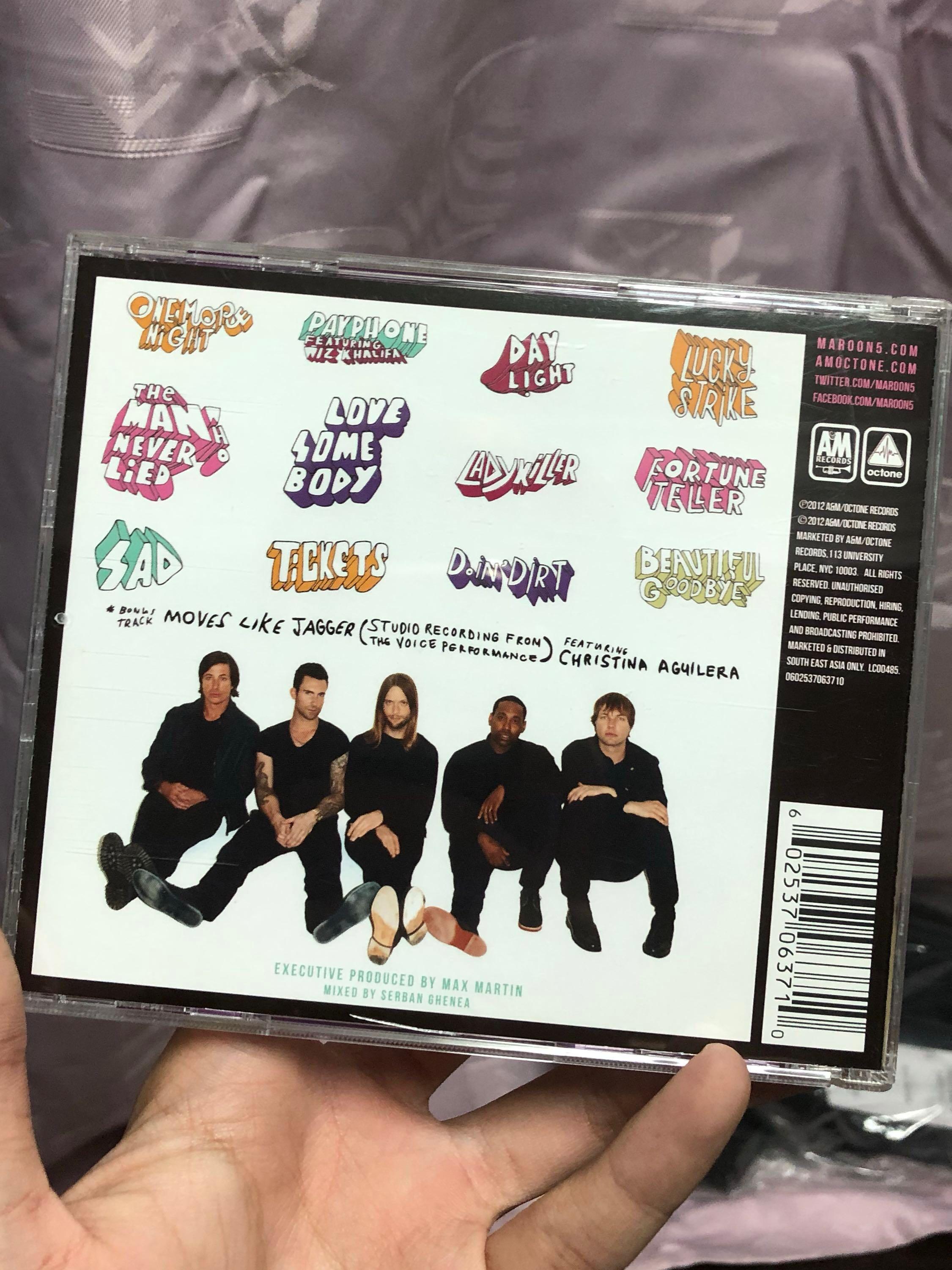 Maroon 5 / Overexposed CD, Hobbies & Toys, Music & Media, CDs & DVDs on ...