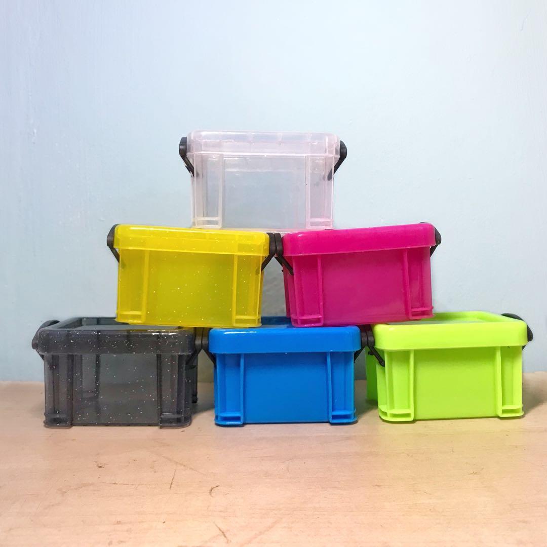 MINI STORAGE BOXES WITH LID, Furniture & Home Living, Home Improvement ...