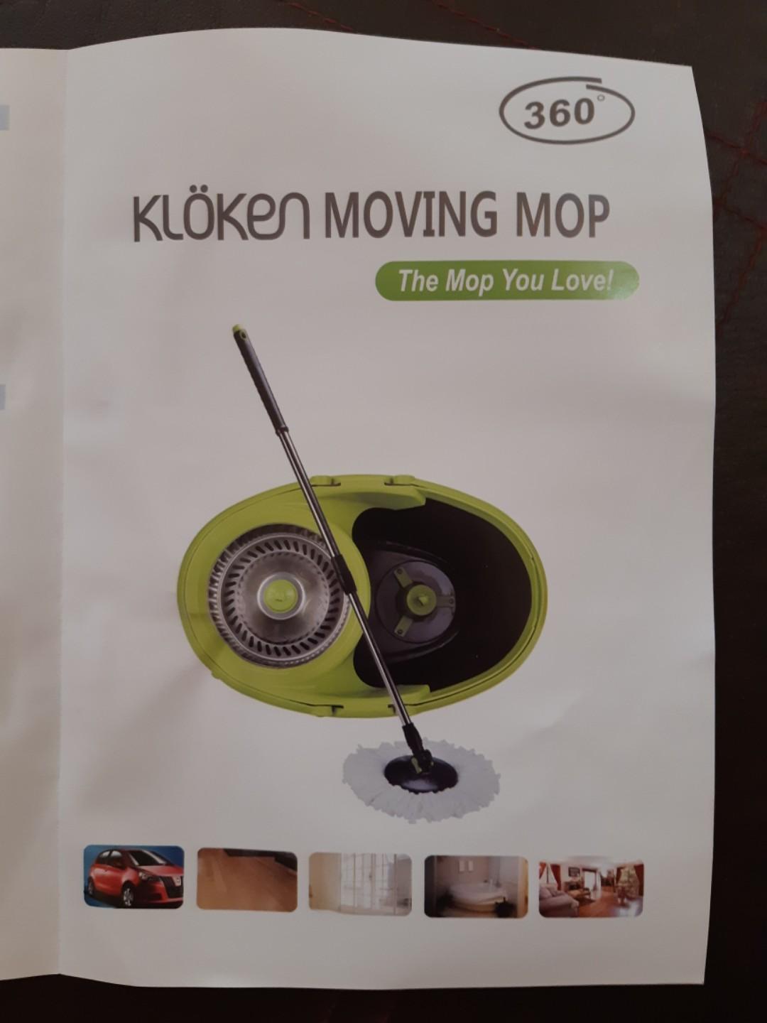 Original Kloken Moving Spin Mop from Sweden, Babies & Kids, Baby ...