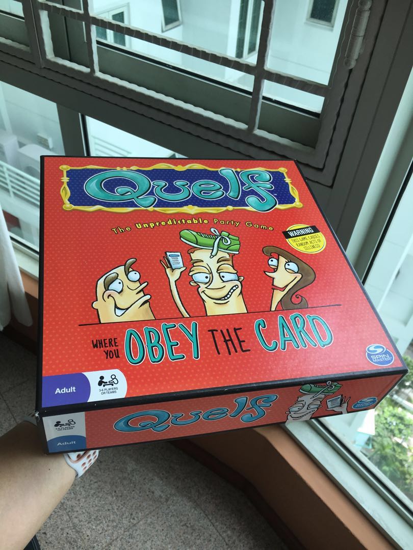 Quelf - Fun and Extremely Random Party Game, Hobbies & Toys, Toys ...