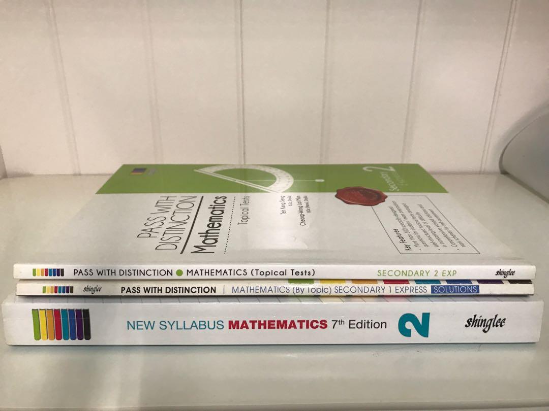 Secondary 2 Mathematics Textbook/ Assessment Books, Hobbies & Toys ...