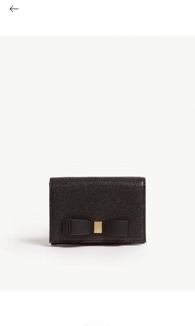 Ted Baker leonyy leather mini purse, Luxury, Bags & Wallets on Carousell