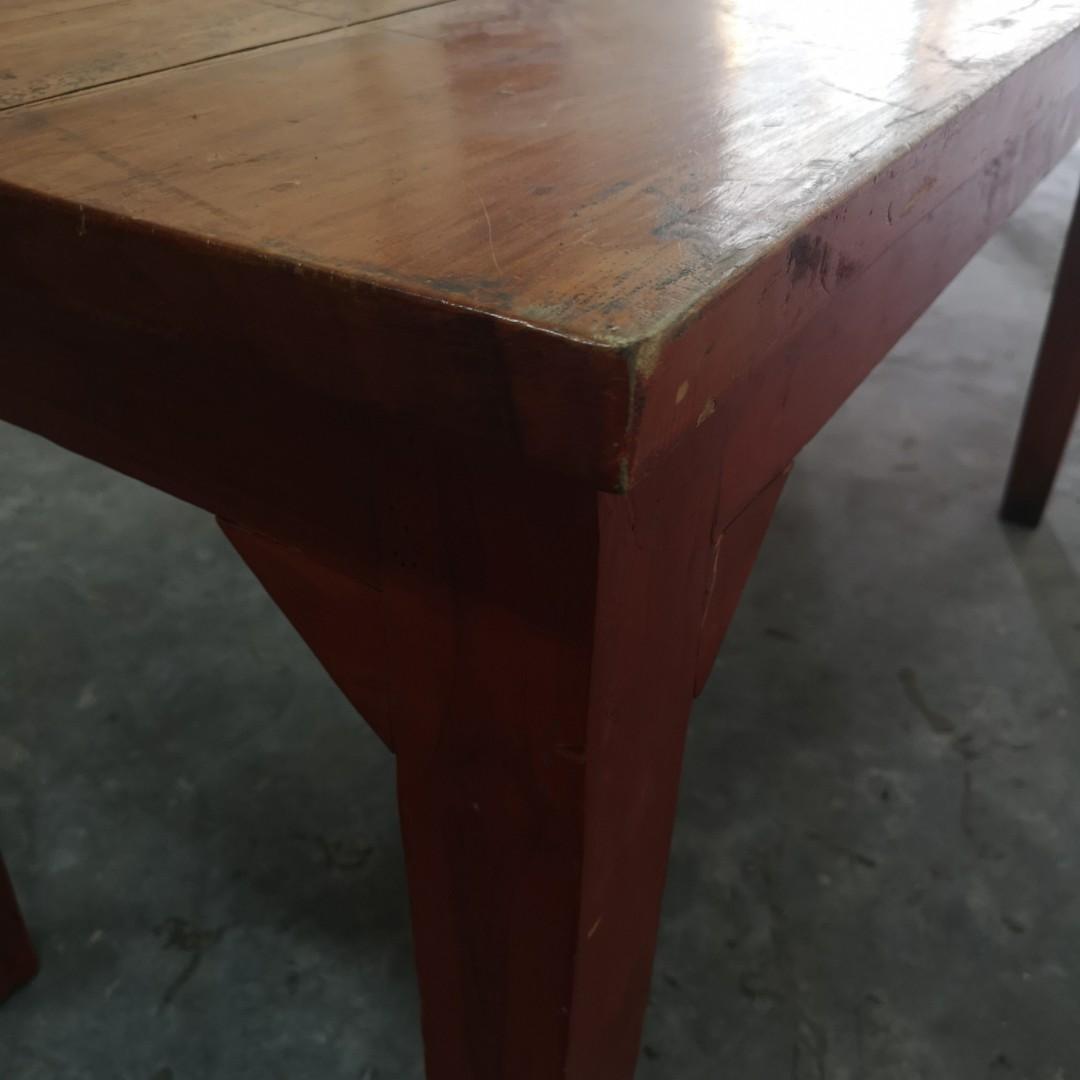 The world's most sturdy wood table, Furniture & Home Living, Furniture ...