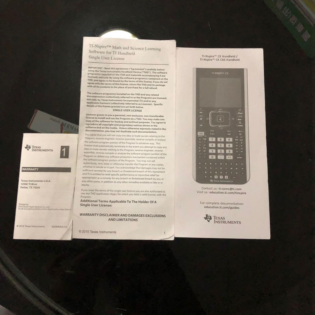 Ti-nspire Cas Calculator, Health & Nutrition, Health Monitors ...