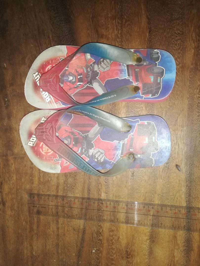 Transformers' Slippers, Babies & Kids, Babies & Kids Fashion on Carousell