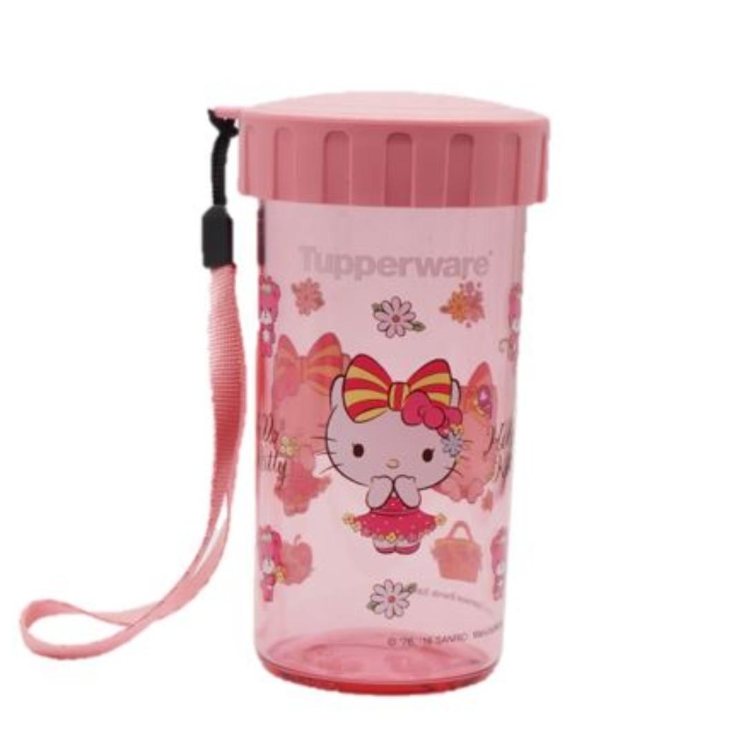 Tupperware Hello Kitty Flask (1) 310ml, Furniture & Home Living, Kitchenware & Tableware, Water ...