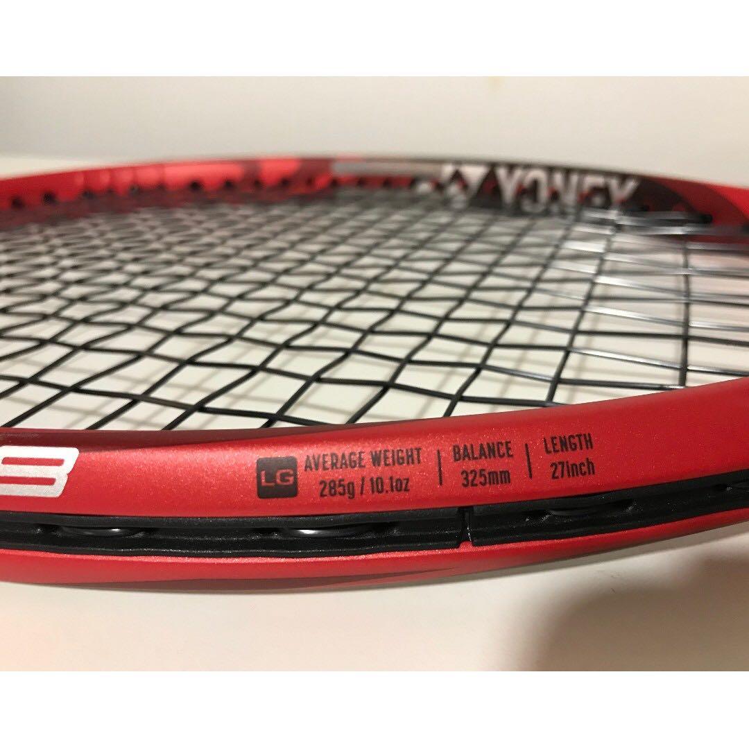 Yonex Vcore 98 [285g] Tennis Racket, Sports Equipment, Sports & Games ...