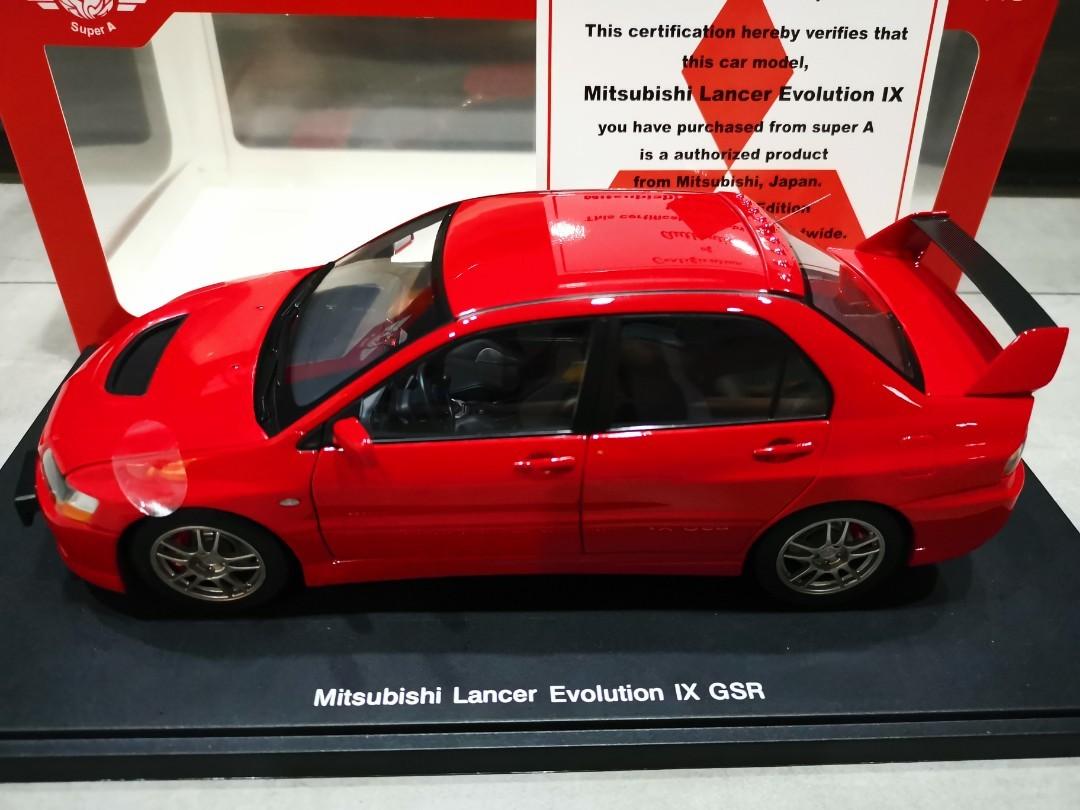 1/18 Super A Mitsubishi Lancer Evolution IX Evo 9 CT9A (Red ...