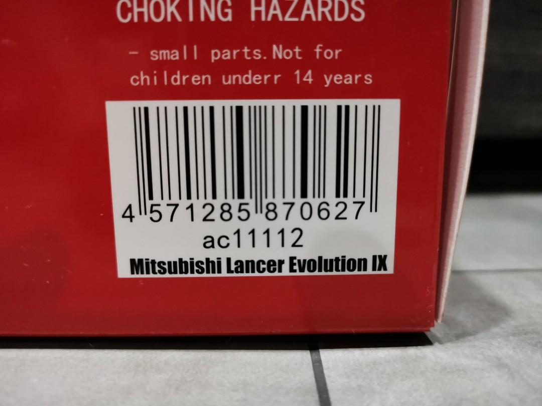 1/18 Super A Mitsubishi Lancer Evolution IX Evo 9 CT9A (Red ...