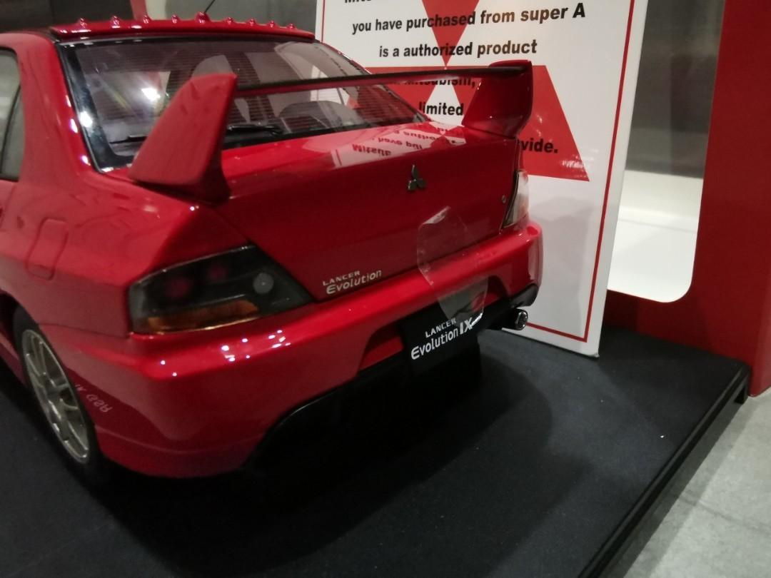 1/18 Super A Mitsubishi Lancer Evolution IX Evo 9 CT9A (Red ...