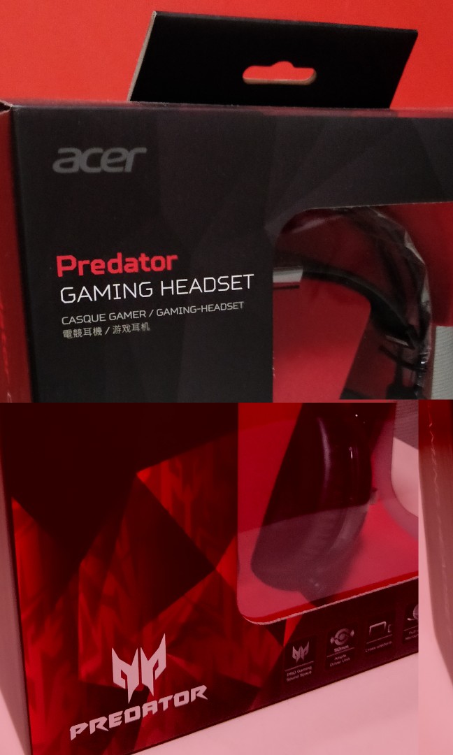 Acer predator gaming headset, Audio, Headphones & Headsets on Carousell