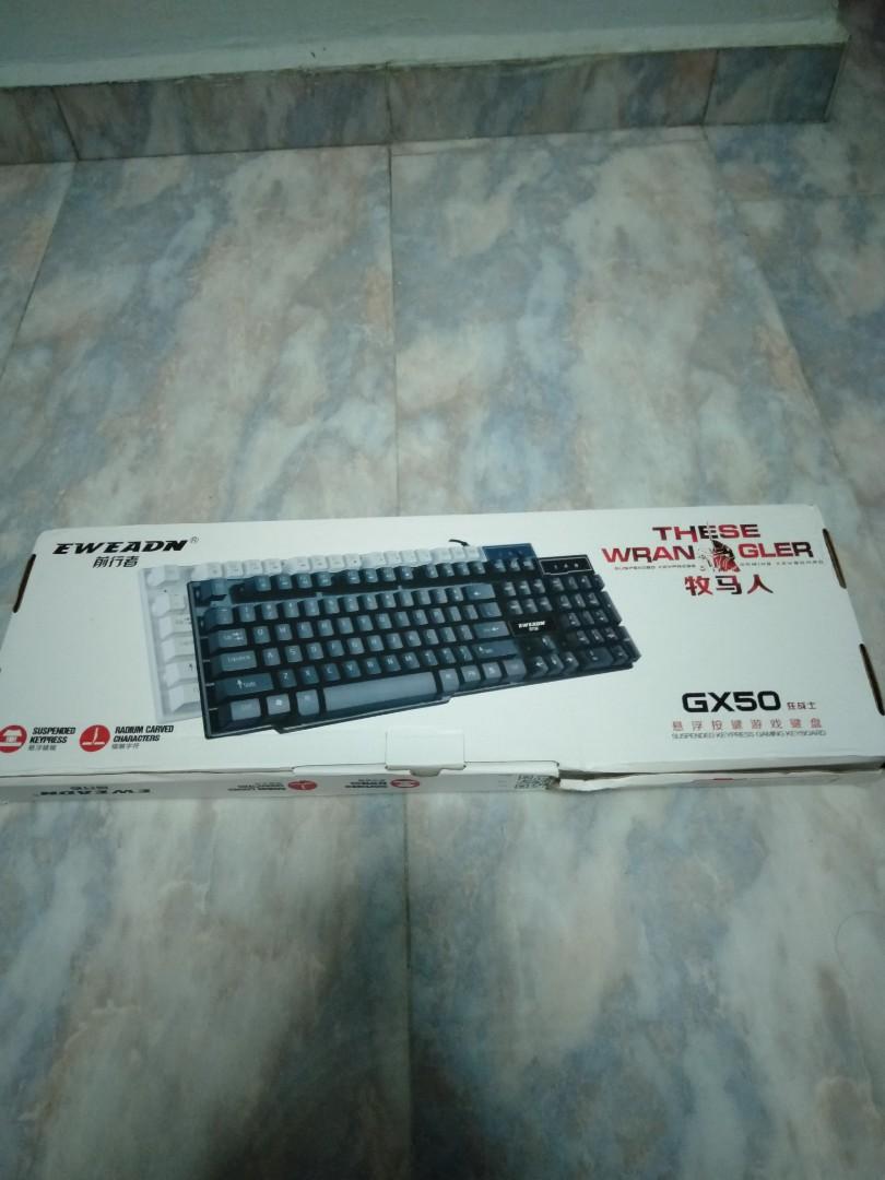 (BN) Rainbow Colour USB Keyboard, Computers & Tech, Parts & Accessories ...