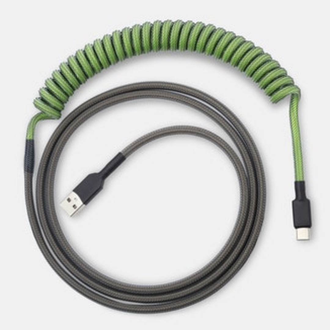 Mechcables Green Screen Custom-Sleeved USB Cable, Computers & Tech ...