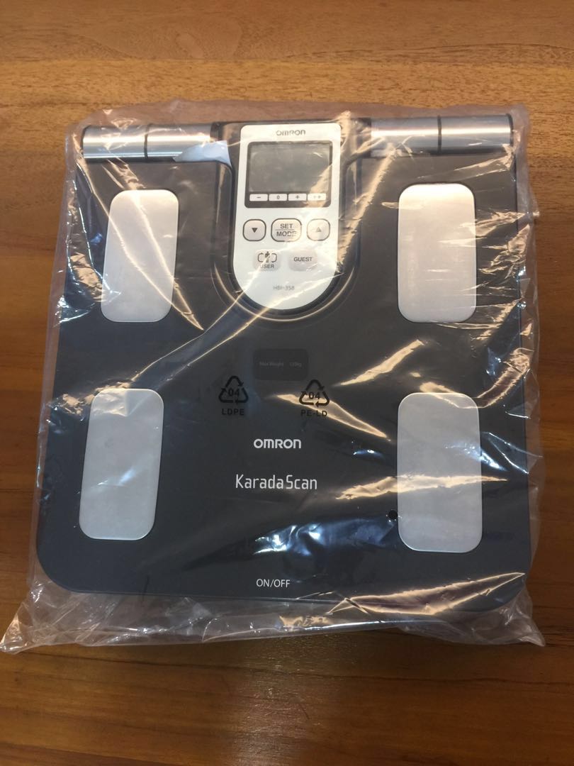 Omron Karada Scan (Brand New) HBF-358-BW Body Fat Analyzer Composite ...